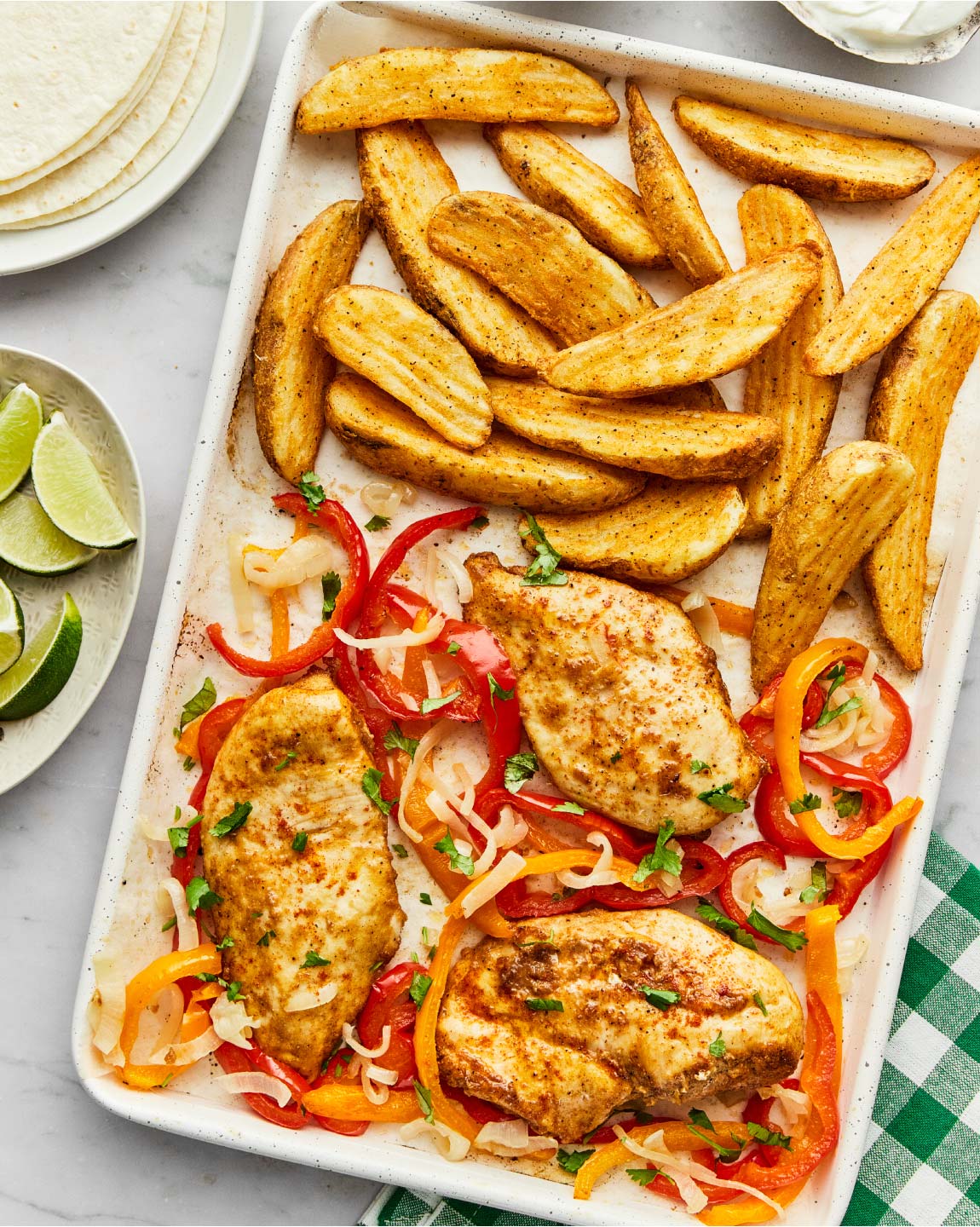 Easy Chicken Fajita with Wedges Recipe | Cavendish Farms